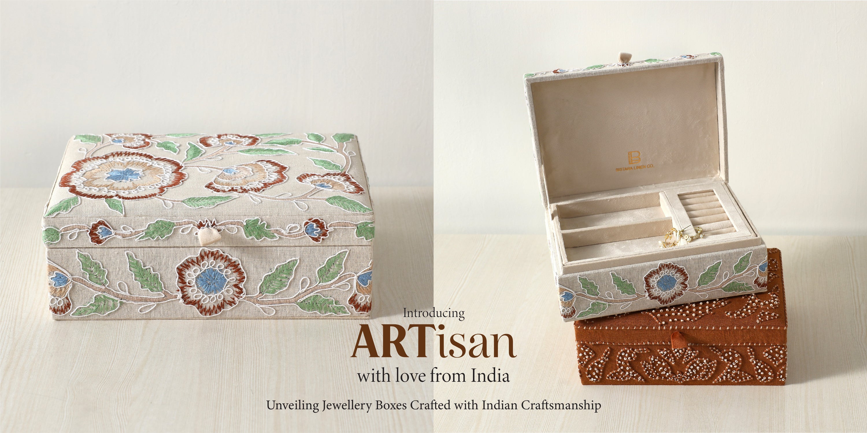Jewellery Box – Bistara Linen Co.